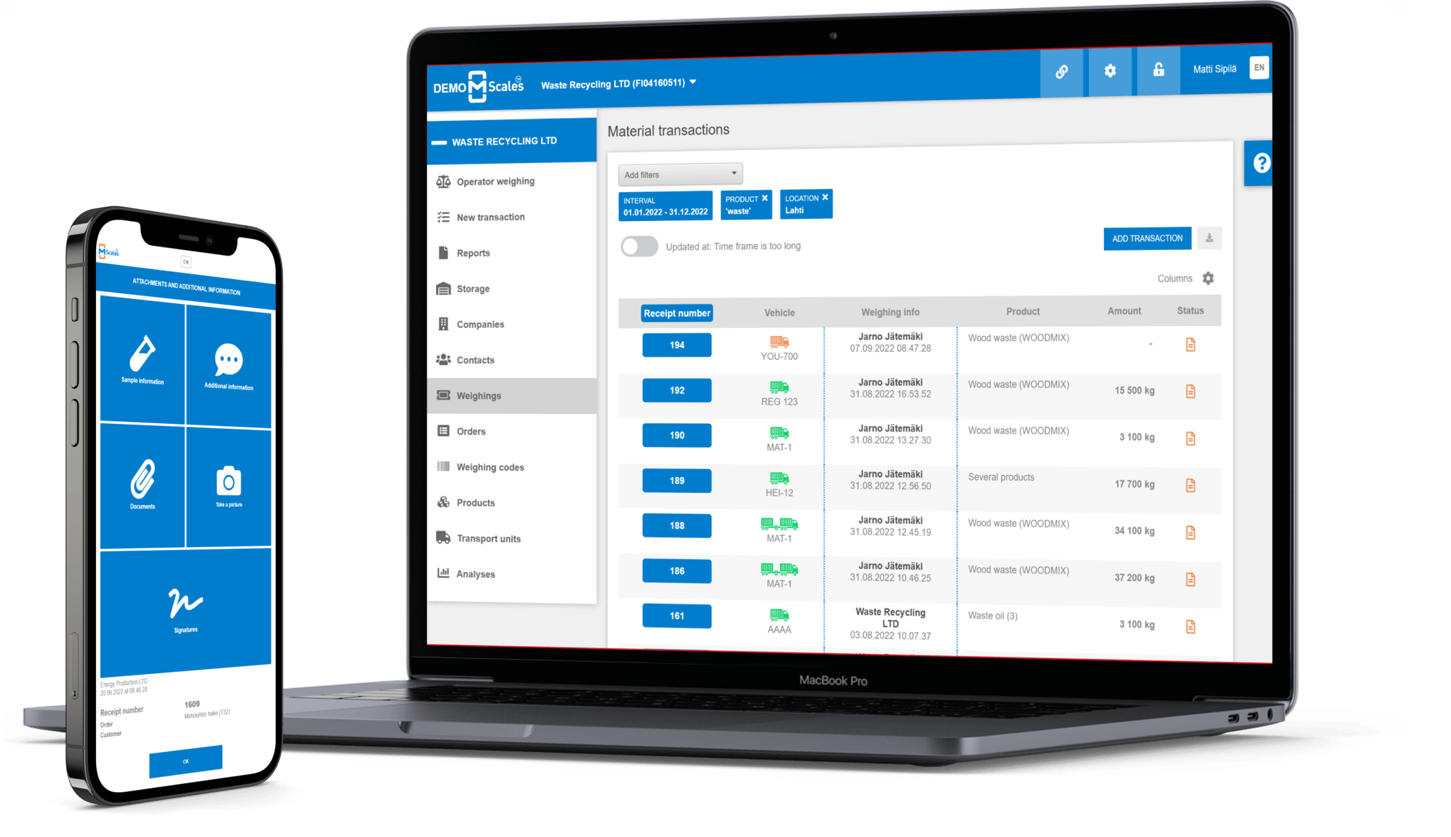 Weighbridge software